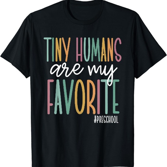 Tops | Tiny Humans Are My Favorite Preschool Christmas 223 Outfit | Poshmark